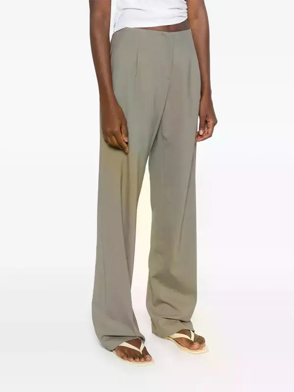 Christopher Esber Pleated Front Straight Leg Trousers