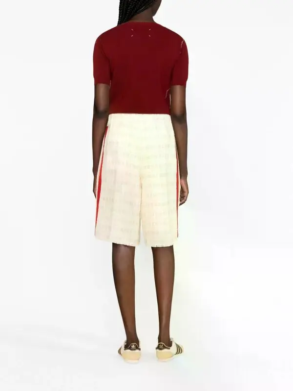 Gucci Tweed Drawstring Shorts