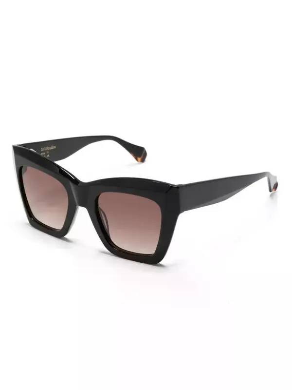 GIGI STUDIOS Gioia Cat-eye Frame Sunglasses - Black