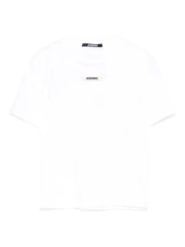 Jacquemus Gros Grain Fitted T-shirt - White
