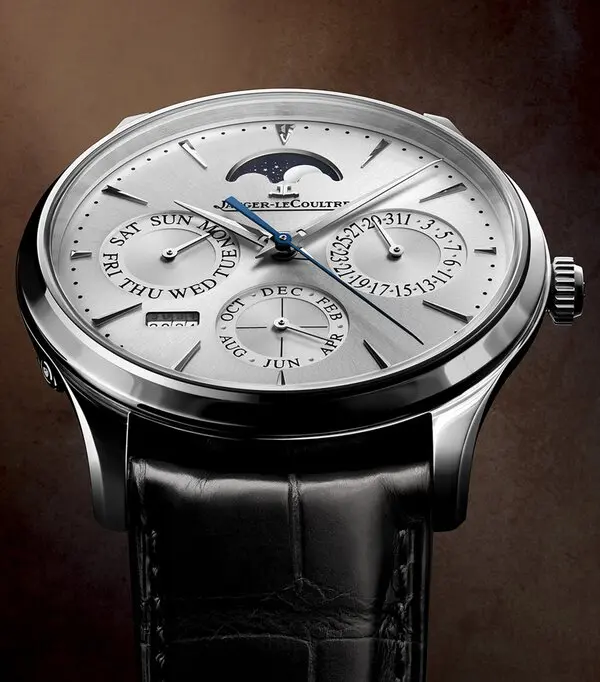 JAEGER-LECOULTRE Stainless Steel Ultra Thin Perpetual Calendar Watch