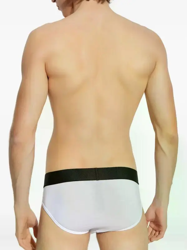 Versace Cotton-jersey Briefs 3-pack - White