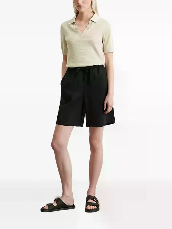 Marc O'polo Drawstring Waist Shorts - Black