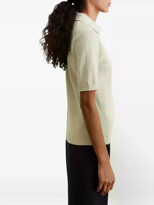 Marc O'polo Knitted Polo Shirt - Neutrals