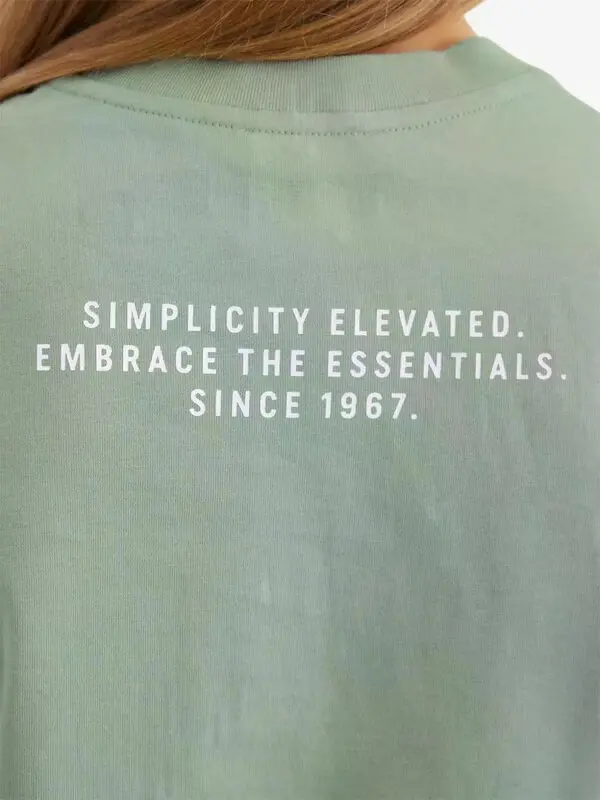 Marc O'polo Logo Print Crew Neck T-shirt - Green