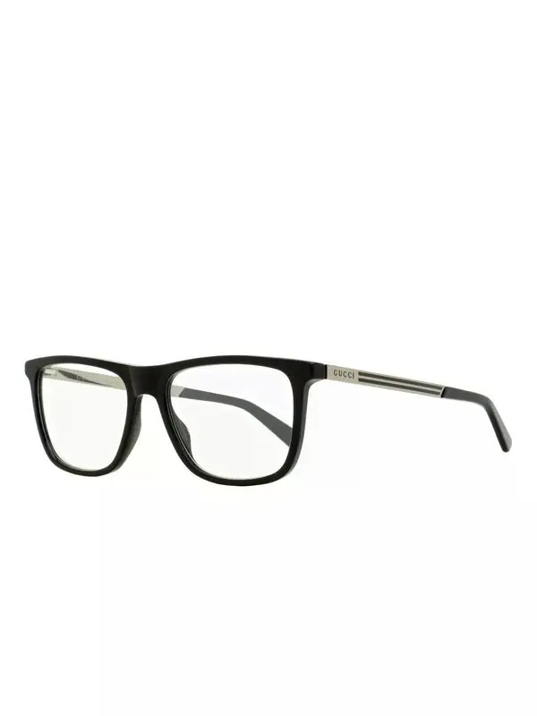 Gucci Rectangular Frame Glasses - Black
