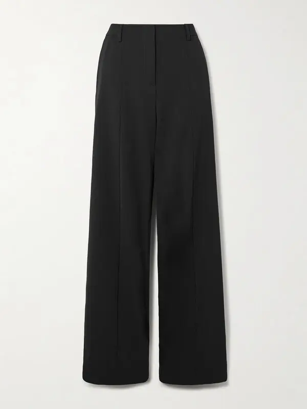 JEAN PAUL GAULTIER Twill Wide-leg Stirrup Trousers