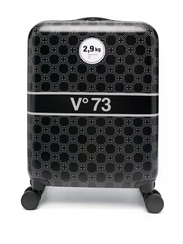 V°73 Logo-detail Travel Case - Black