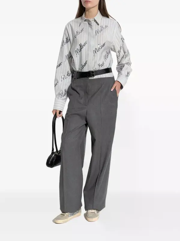 Stella McCartney Sequin Embellished Striped Shirt