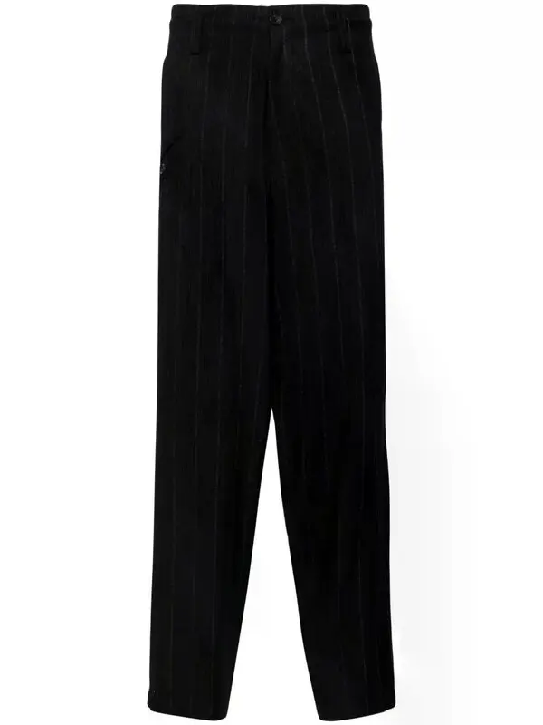 Yohji Yamamoto Pinstriped Corduroy Trousers