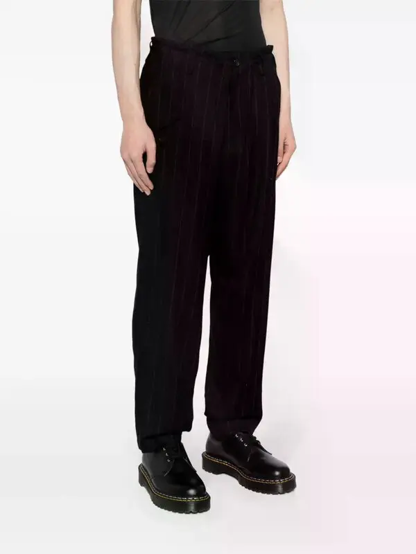 Yohji Yamamoto Pinstriped Corduroy Trousers