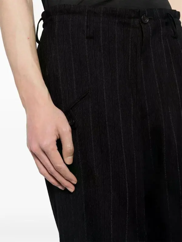Yohji Yamamoto Pinstriped Corduroy Trousers
