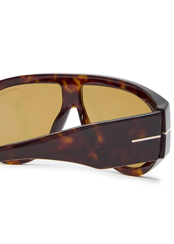TOM FORD Bronson Aviator-style Sunglasses - Black