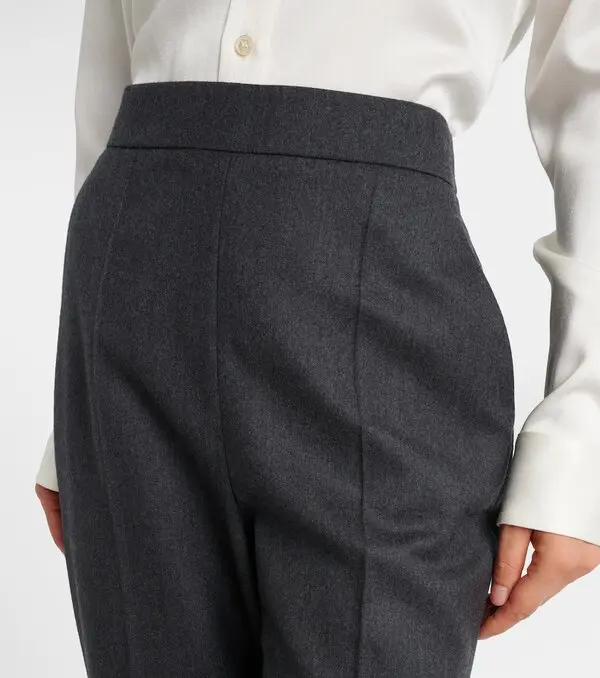 Stella McCartney Mid-rise Wool Tapered Sweatpants
