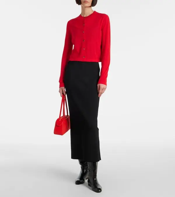 Khaite Dixi Knitted Midi Dress
