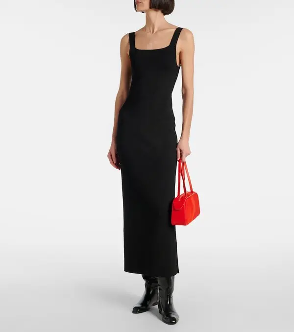 Khaite Dixi Knitted Midi Dress