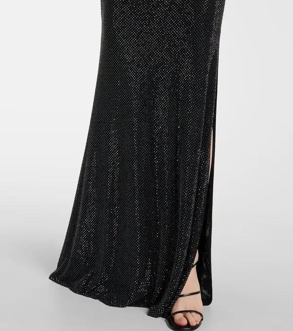 SELF-PORTRAIT Rhinestone Lace-trimmed Gown