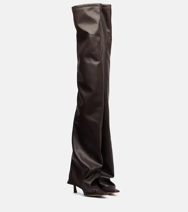 Attico Robin Over-the-knee Boots - Brown