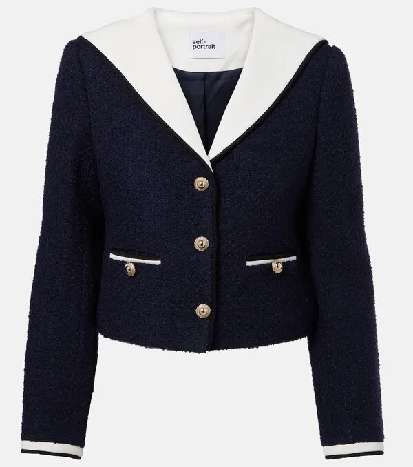 SELF-PORTRAIT Boucle Jacket