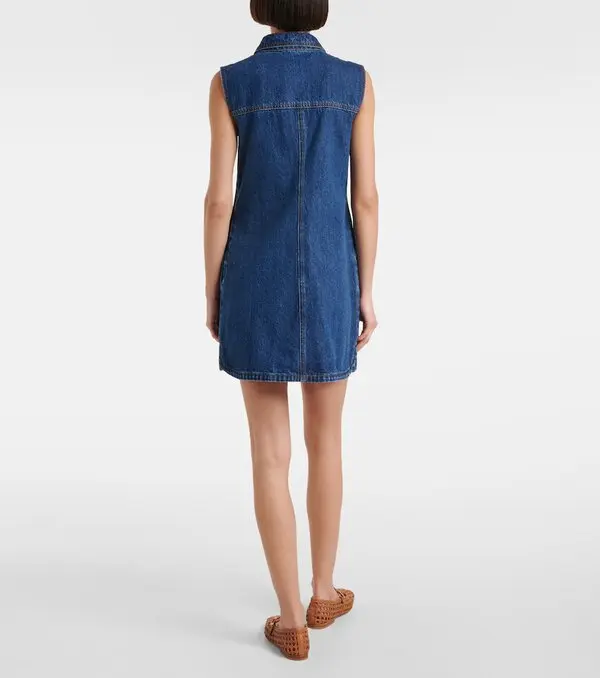 SELF-PORTRAIT Denim Minidress