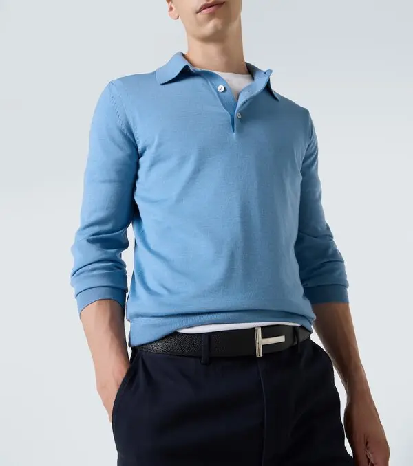 TOM FORD Cashmere And Silk Polo Shirt