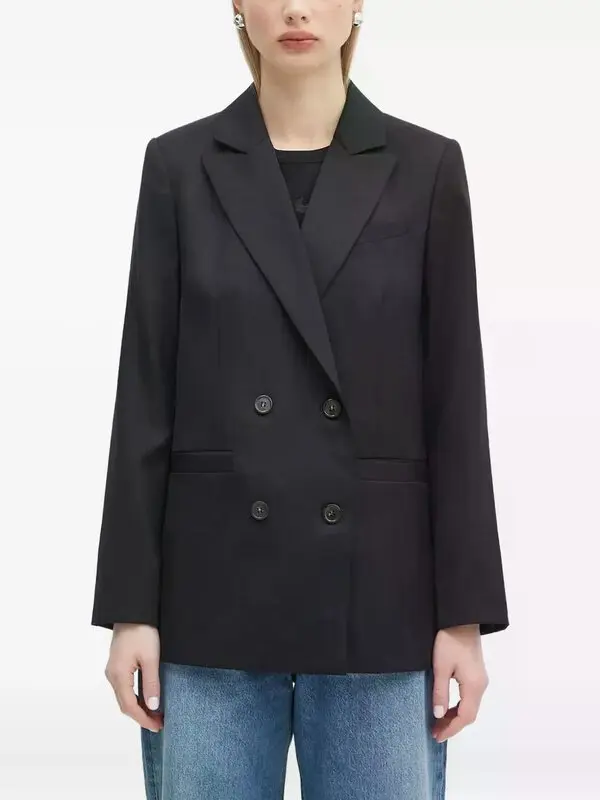 A.p.c. Lucy Double-breasted Wool Blazer