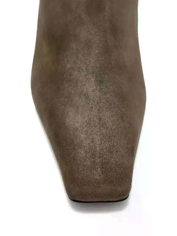 Proenza Schouler Trap Suede Knee-high Boots - Green