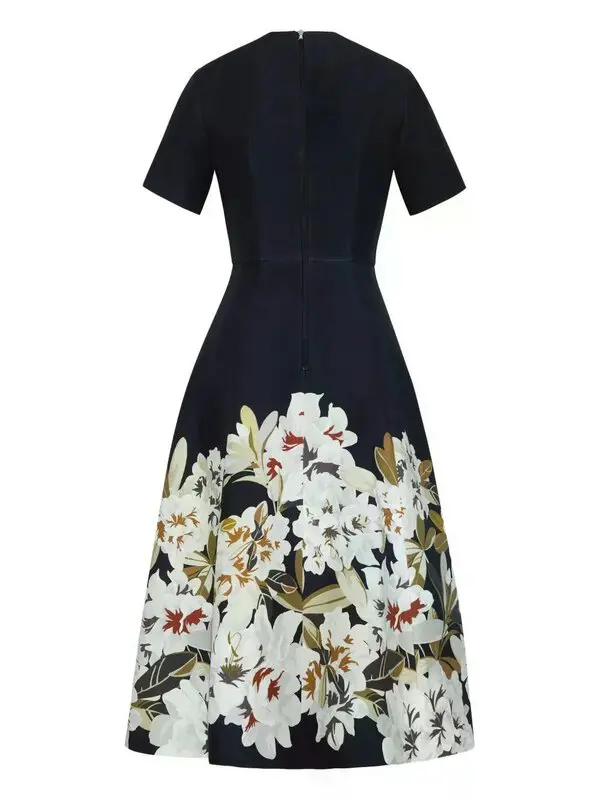 Adam Lippes Evangeline Floral Print Dress