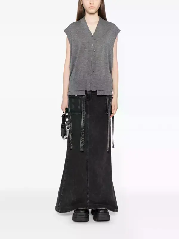JNBY Wool Knit Waistcoat - Grey