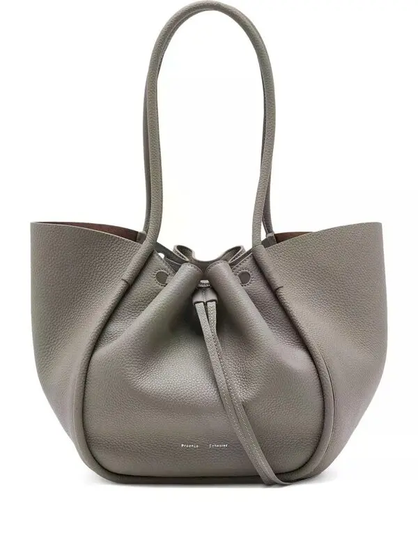 Proenza Schouler Large Ruched Tote Bag - Neutrals