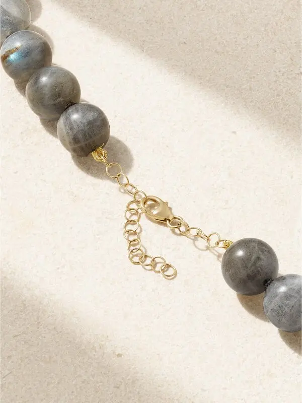 Jia Jia Gold Labradorite Necklace