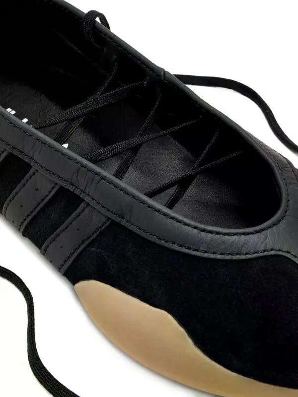 Adidas Laced Ballet Flats - Black