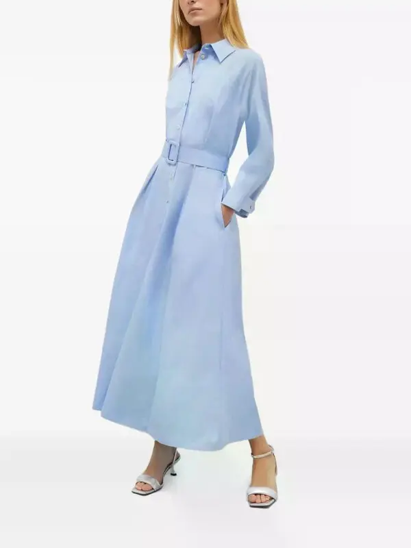 Marella Button-up Belted Shirt Dress