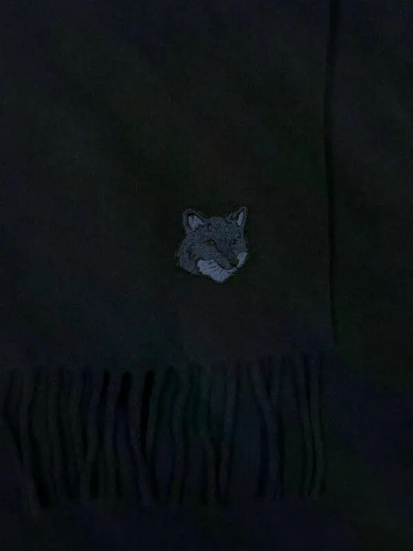 Maison Kitsuné Fox-patch Scarf