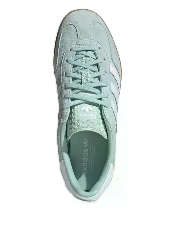 Adidas Gazelle Three-stripe Suede Trainers - Green