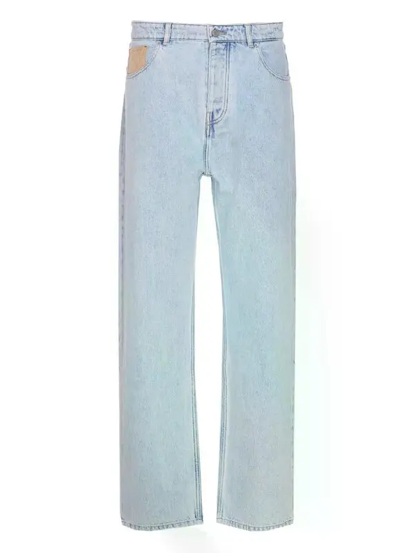 Drole De Monsieur Corduroy Pocket Jeans - Blue