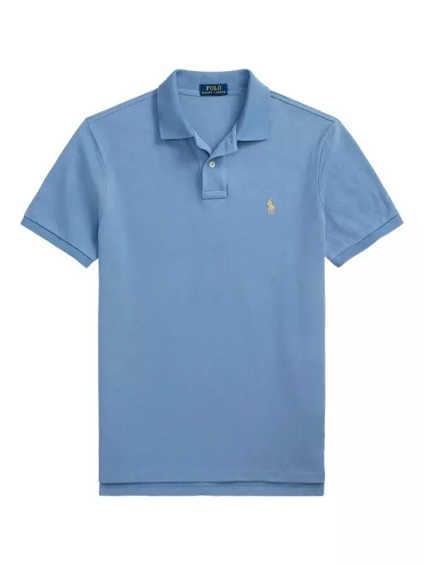 Polo Ralph Lauren Embroidered Logo Polo Shirt - Blue