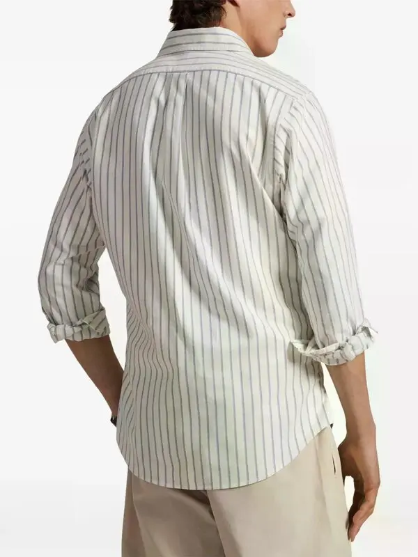 Polo Ralph Lauren Striped Oxford Shirt - White