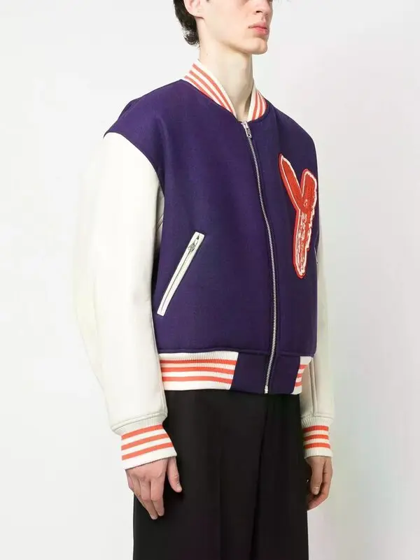 Y3 Graphic Print Bomber Jacket