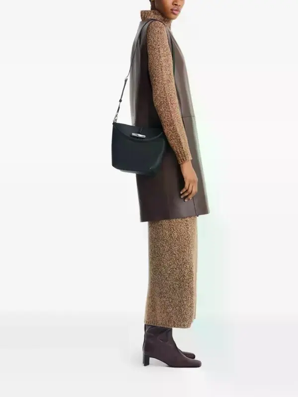 Longchamp Le Roseau Small Bucket Bag - Black