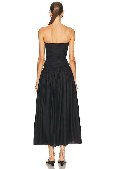 Matteau Strapless Drop Waist Dress