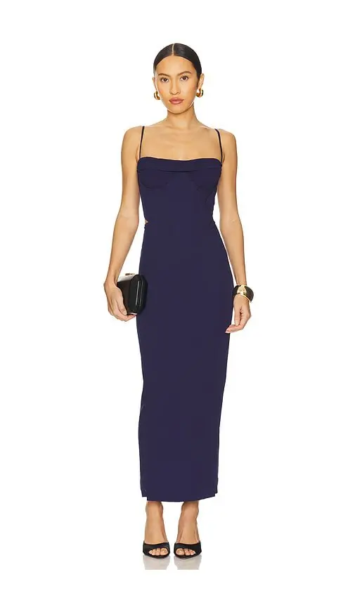 Bardot X Revolve Martini Midi Dress - Navy