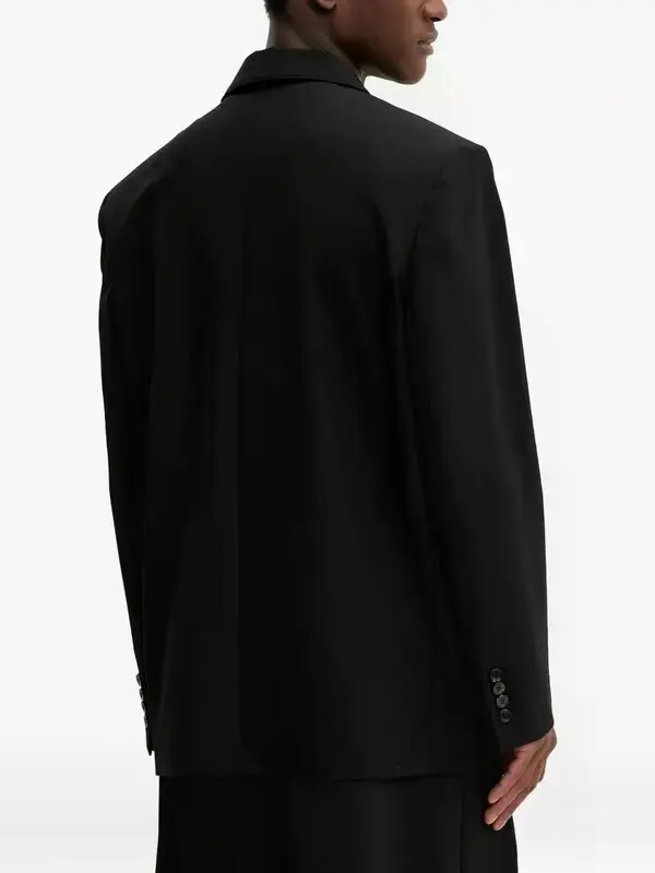 Nanushka Double-breasted Patch-pocket Blazer