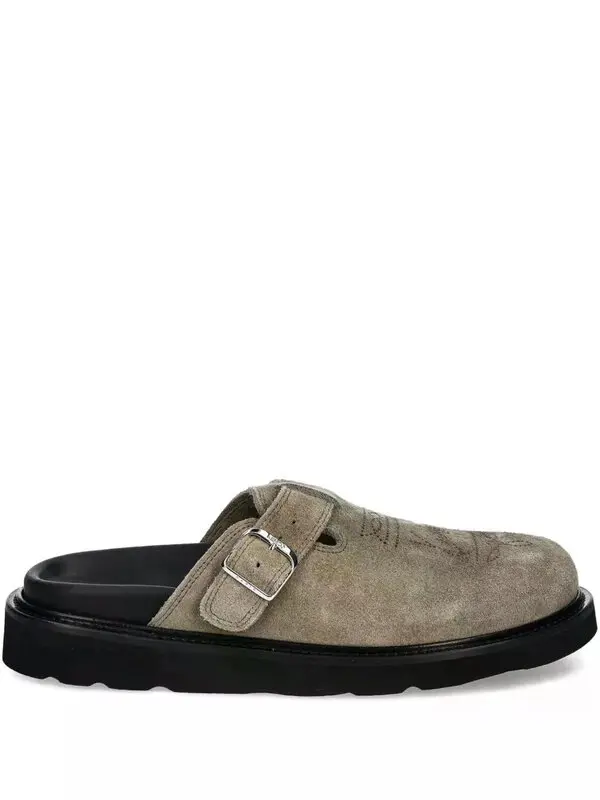 Kenzo Matto Buckled-detail Mules