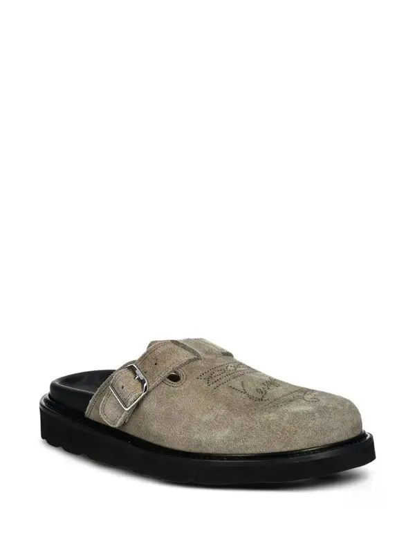 Kenzo Matto Buckled-detail Mules