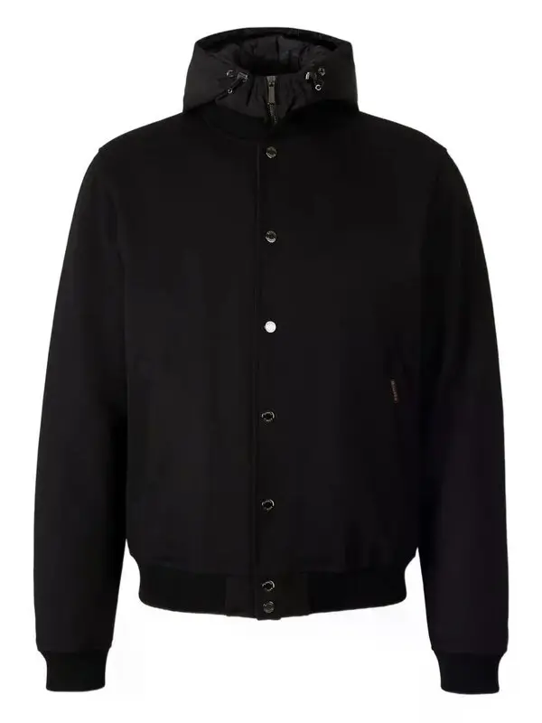 MOORER Callum Hooded Jacket - Black