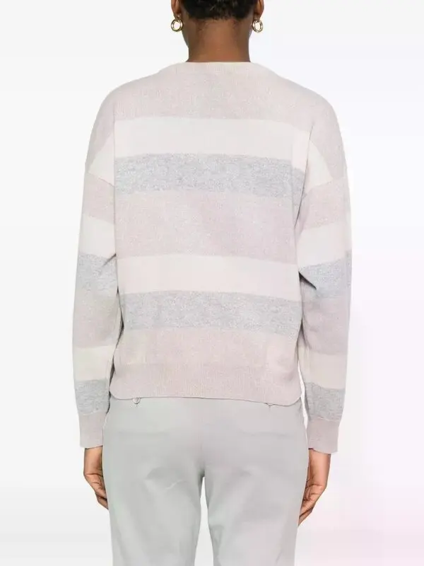 Peserico Striped Crew Neck Sweater