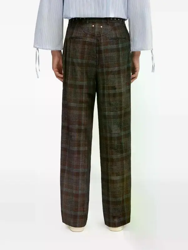 Andersson Bell Tartan Plaid Wrap Trousers