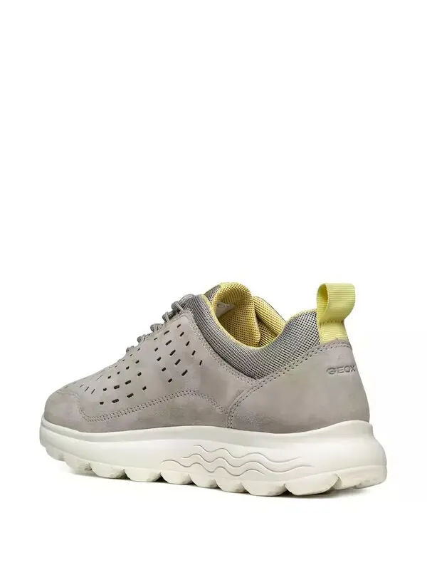 Geox Spherica Perforated Detail Lace-up Sneakers