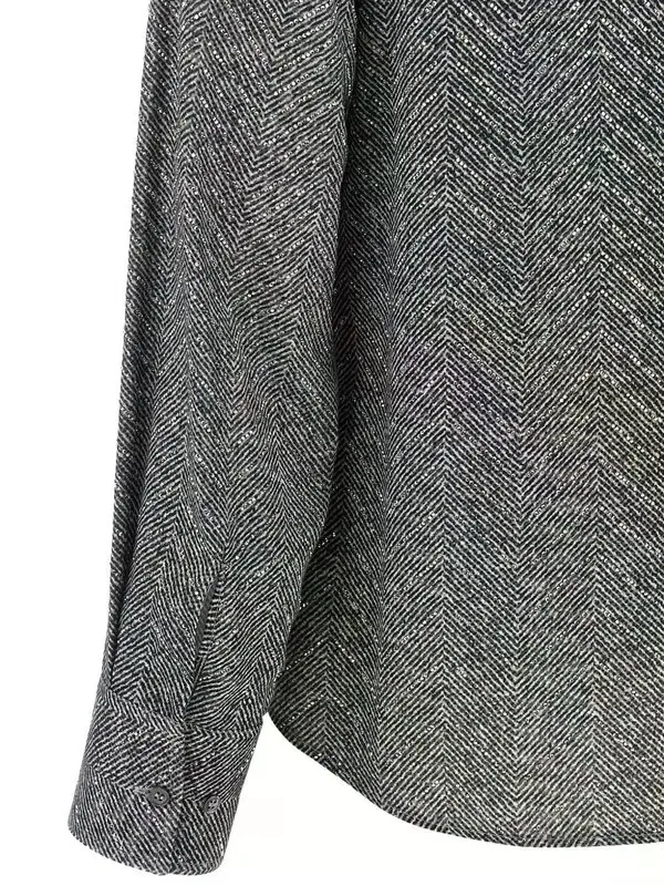 Ermanno Scervino Embellished Herringbone Shirt